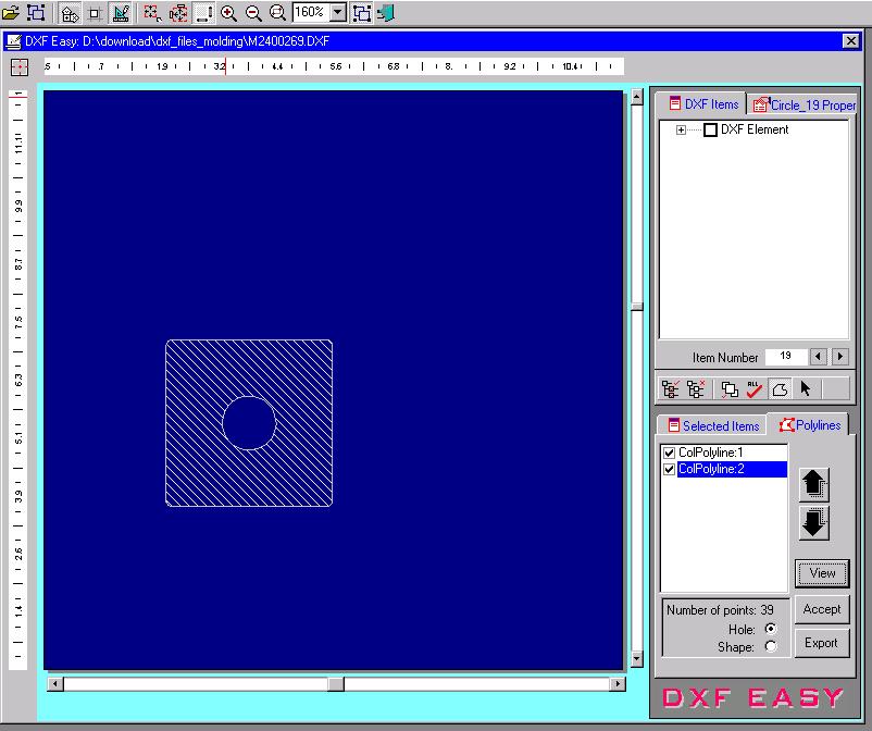 Import Export DXF File Software